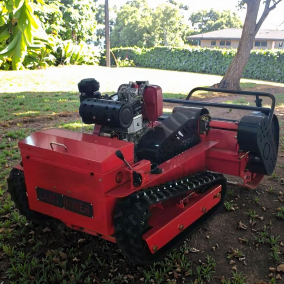 Radio-controlled Chain-Type Lawn Mower - Intelligent Cutting