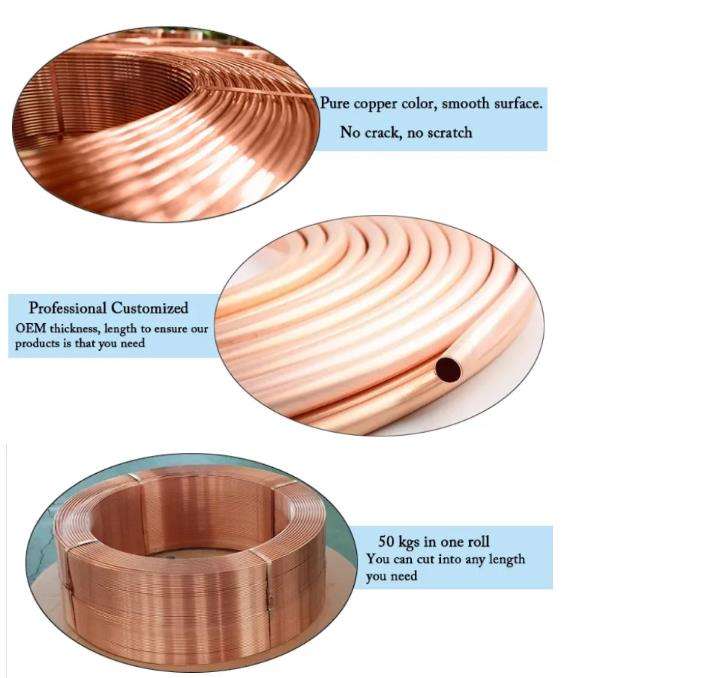 Thin-Wall Copper Tubing for Air Conditioner Refrigerant Lines - Factory ...