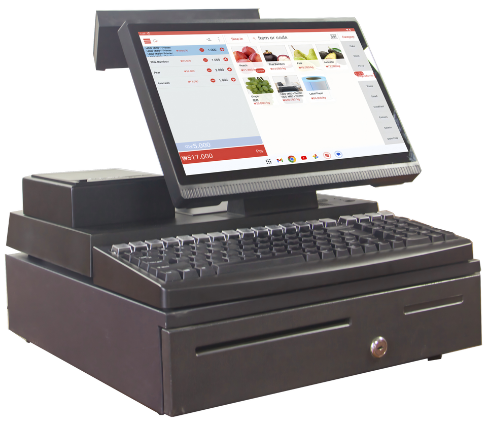 14 Inch Touch Screen Cashier Machine POS Terminal Cash Register