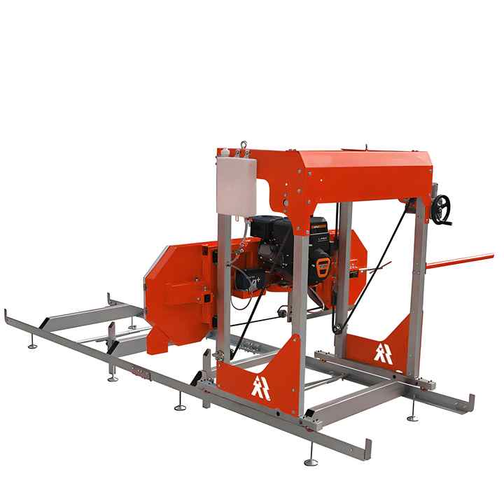 Hydraulic Automatic Log Band Saw Mill With Electric Start For Easy Wood ...