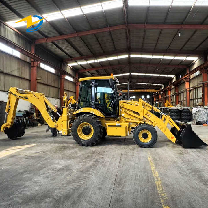 Backhoe 4x4 Agriculture Mini Tractors 8.2Ton CE EPA Compliant Front ...