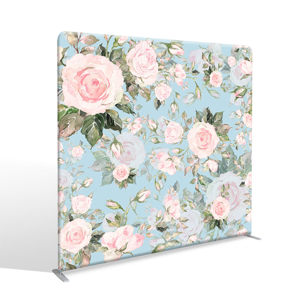 Portable Printing Tension Fabric Backdrop Booth Exhibition Photo Wall ...