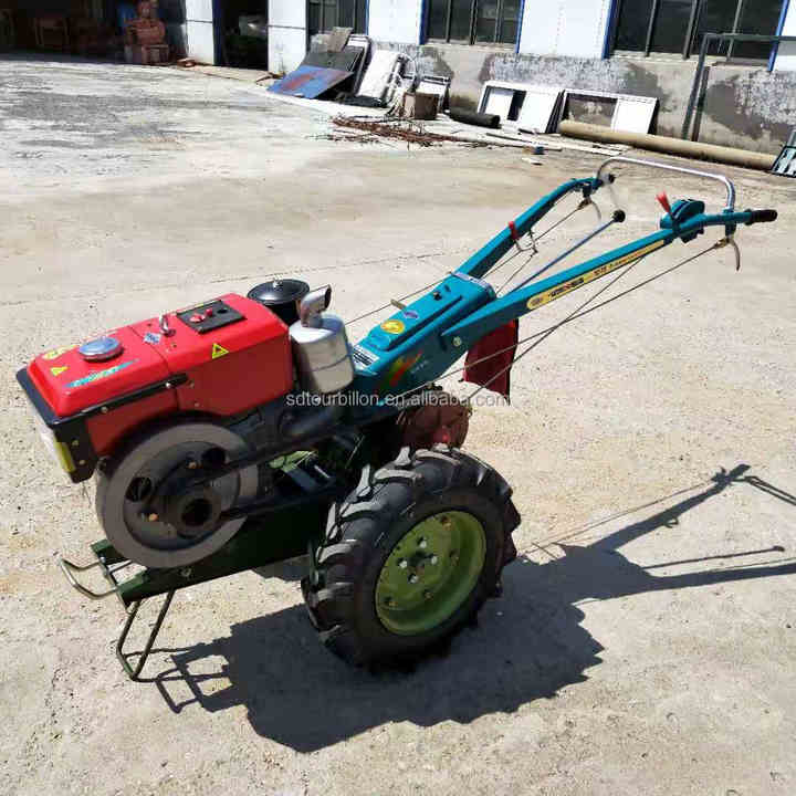 Mini 2 Wheel Farm Walking Tractor 18hp Hand Tractor With Plough Rotary ...