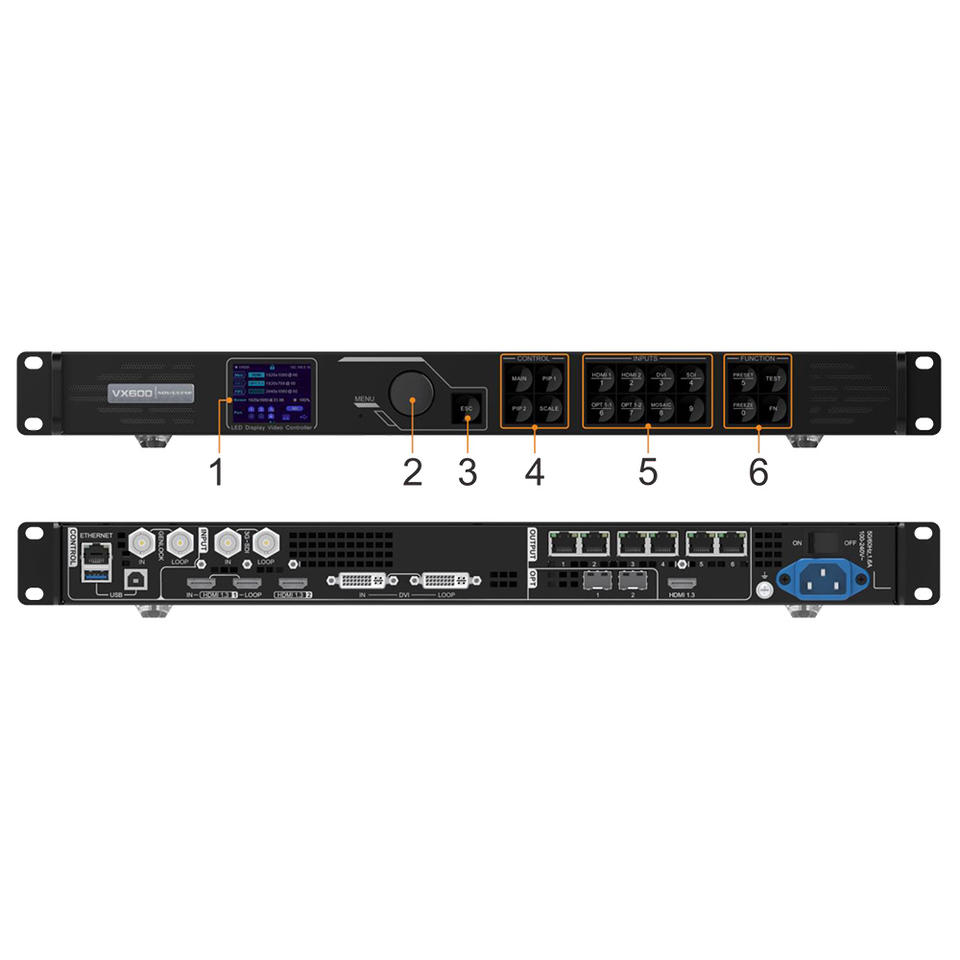 Novastar VX400 Media Player and Video Processor Combo for Full Color ...