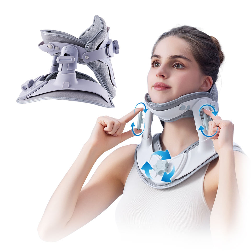 Alphay Cervical Traction Device with Spinal Decompression & Neck Pain ...