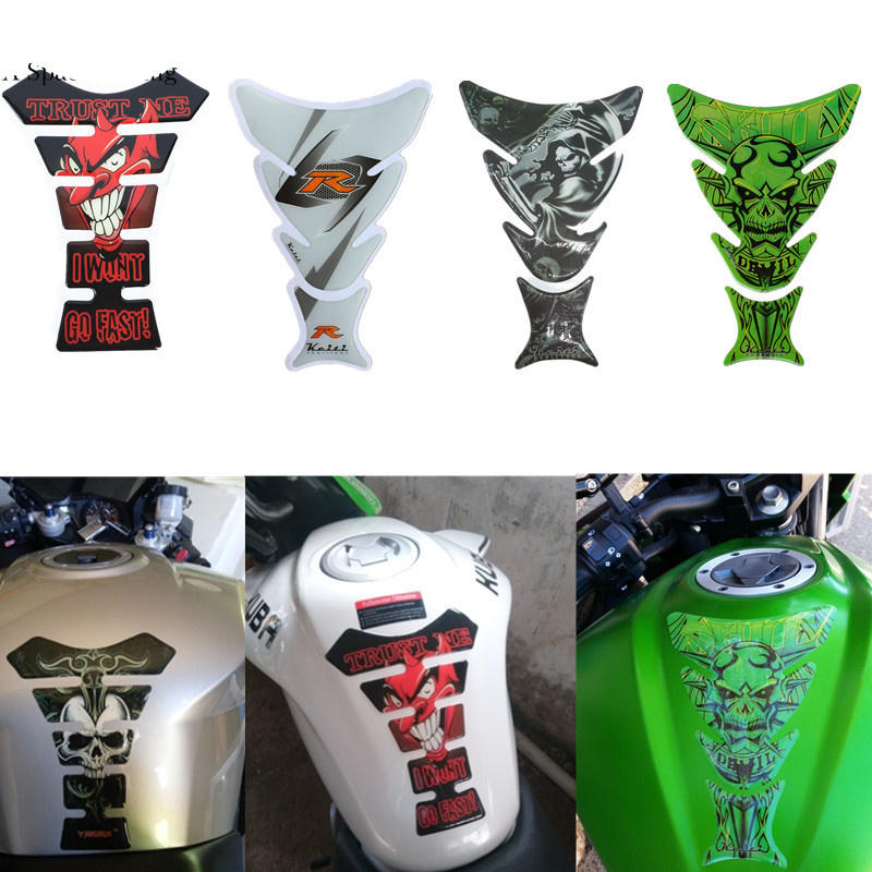 3D car motorcycle fuel tank pad sticker decals motorcycle fish bone ...