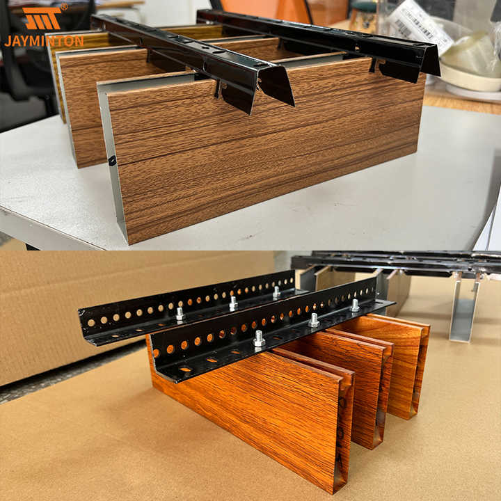 Modern Metal Extrusion Baffle Ceiling Panel System Office Design ...