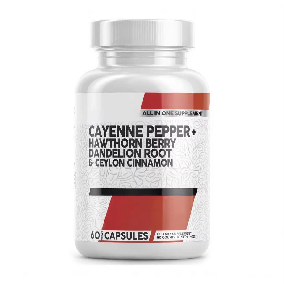 Private Label Cayenne Pepper Extract Capsule Organic Supplement Cayenne ...