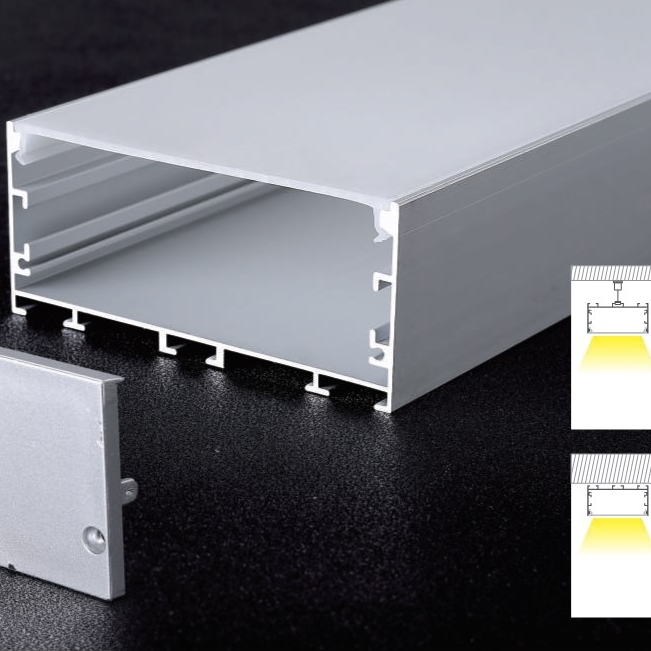 Aluminum channels for high power led strip high output profiles groove ...