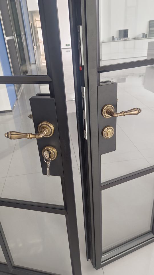 Aluminum Alloy Frame Modern Glass Door Soundproof Apartment and Floor ...