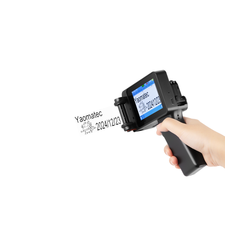 YAOMATEC New Portable Mini Logo Date QR Code Variable Data for Plastic Metal Carton Multi ...