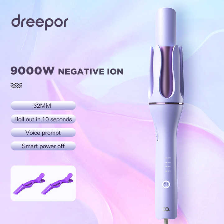 Dreepor Handheld Electric Automatic Curling Iron No Damage Hair Korean ...