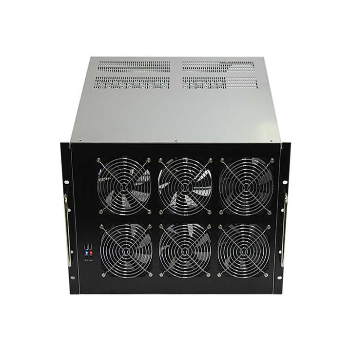 7U Computer Server Case GPU System Case 6GPU RX 580 RTX 3060