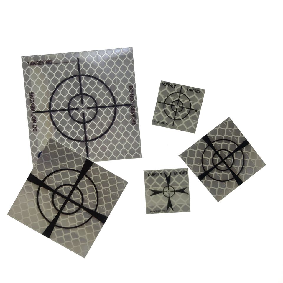 Custom Total Station Retro Surveying Reflective Stickers