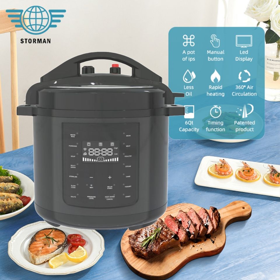 Intelligent WIFI 6L 1000W Electric Multi Cooker Smart Cooker Wholesale ...