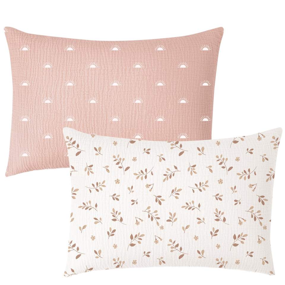 Yarn Breathable Cotton Envelope Style Kids Travel Pillowcase for ...