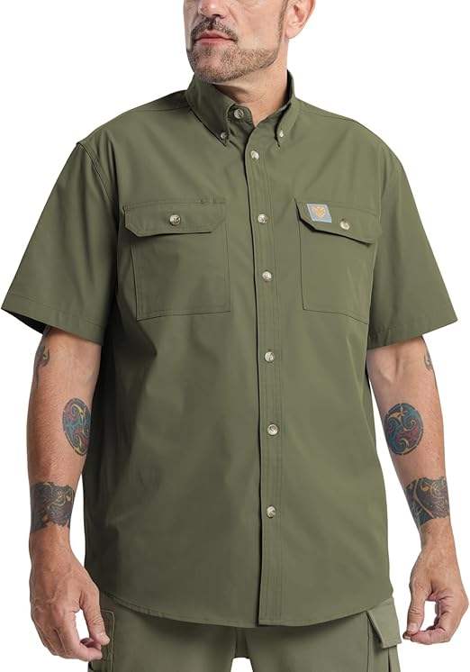 98% Polyester 2% Spandex Spring Formal Work Utility Shirt Mid Weight ...