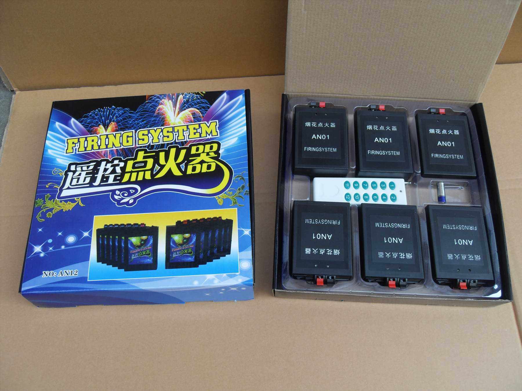 AN12 Wireless Remote Control Handheld Fireworks Firing System Electric ...