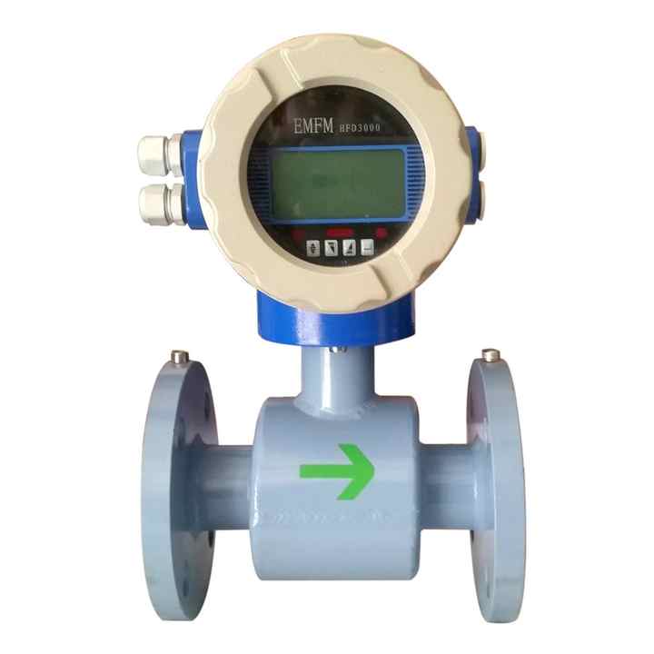 Liquid Flow Measurement Use Intelligent Electromagnetic Sensor Flow ...