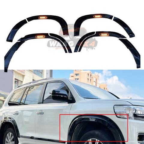 Universal Black Abs Plastic Flares Wheel Arch Fender Flares Fits For ...