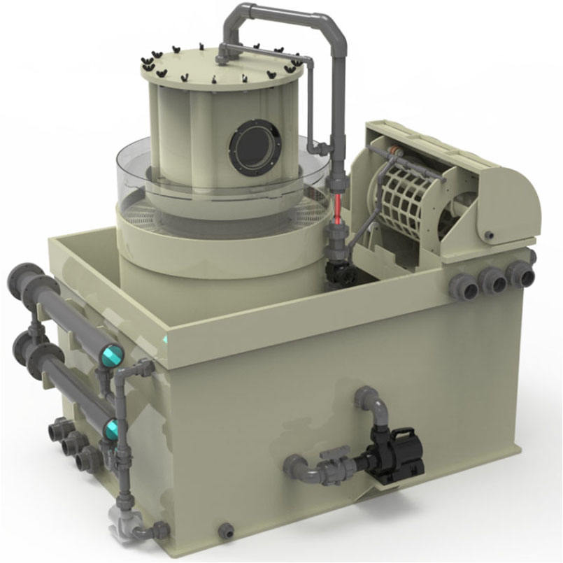 High-Density Recirculating Fish Pond Filtration Equipment Efficient ...