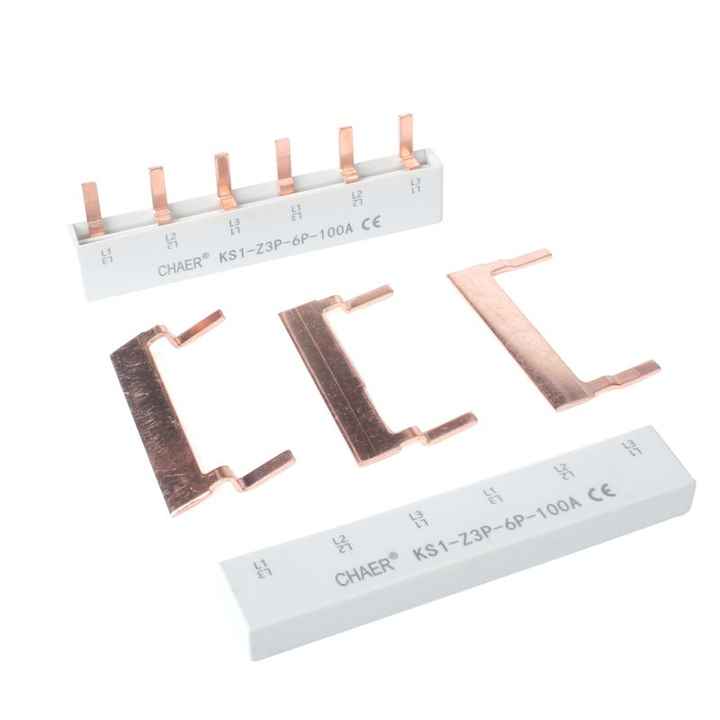 100A Z3P Copper Busbar for MCB, 3 Pole 6 Ways 100A, Electrical Power ...