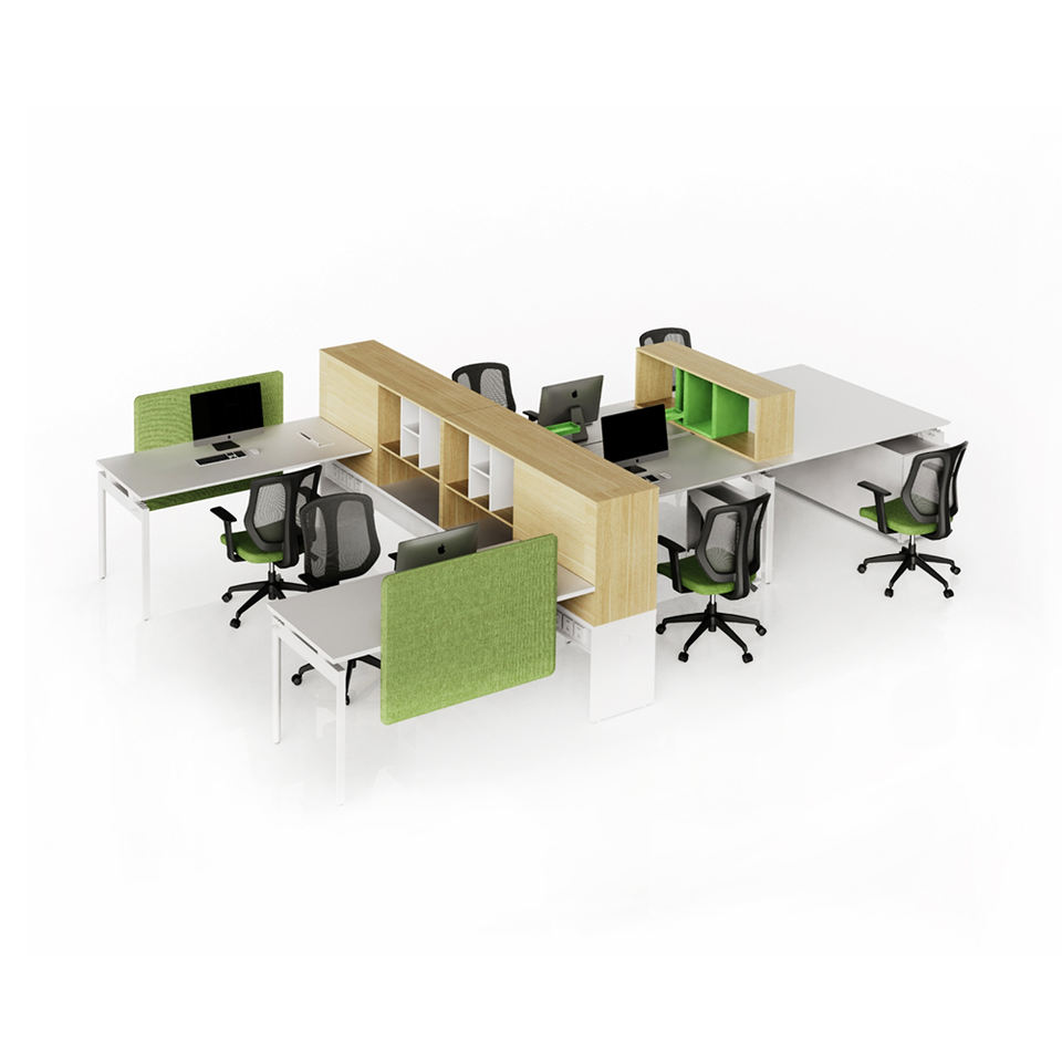 Modern Design Convertible Extendable Modular Staff Office Workstation ...