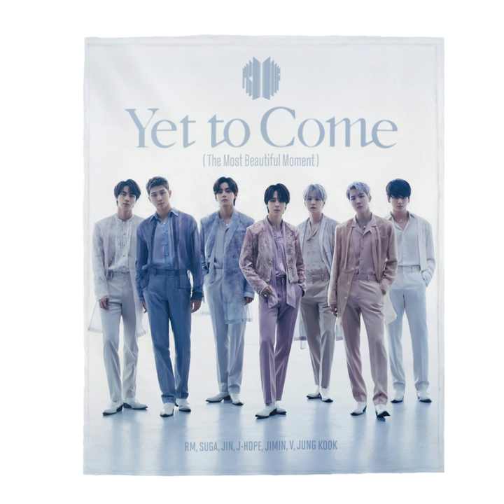 Custom 3D Printed SUGA BTS KPOP Velveteen Plush Fleece Blanket 100 ...