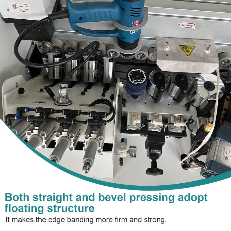 Compact Edgebander Industrial Edge Bander Plywood 45 Degree Automatic ...