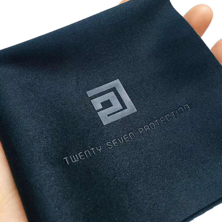 Custom Embossed Microfiber Cleaning Cloth for Eyeglasses & Camera Lens ...