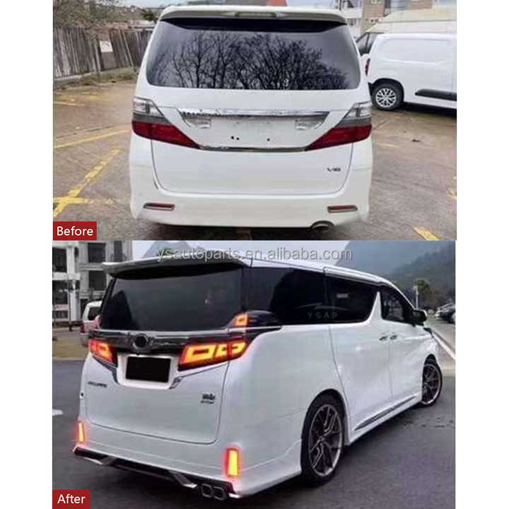 2008 Vellfire Upgrade 2018 Vellfire Facelift Body Kit Conversion Kit
