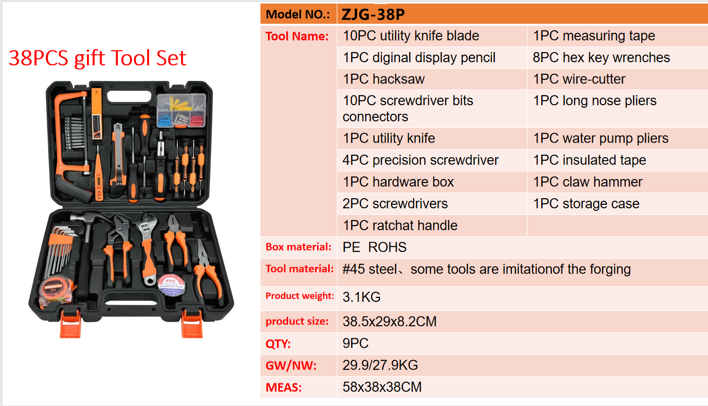 Tools Box Set Mechanic Professional Hand Tool Kit For Car 50 Pcs Tool ...