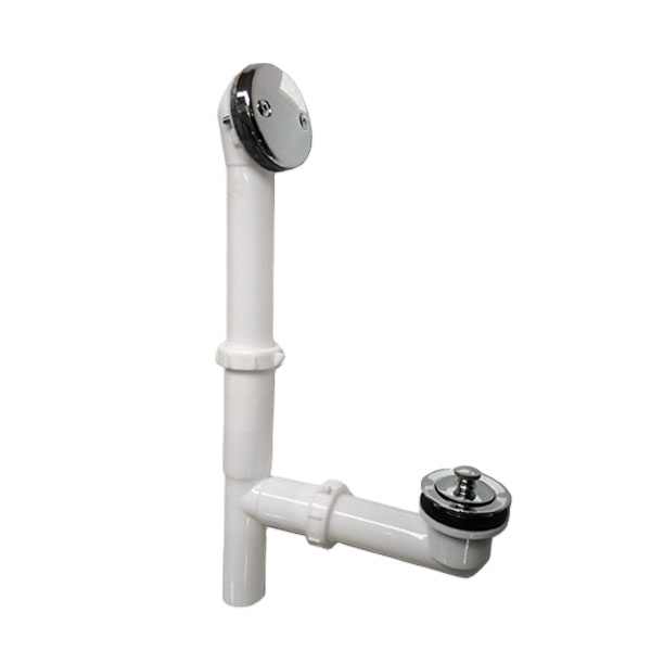 Plastic Bathtub Waste Kit - Combined Pop up Overflow Drain