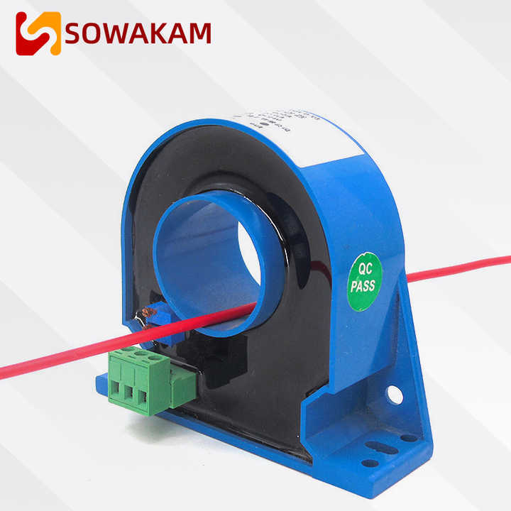 50mm Open Loop 4-20ma RS485 Output Split Core DC 0-100A 150A Customized Current Transducer for ...