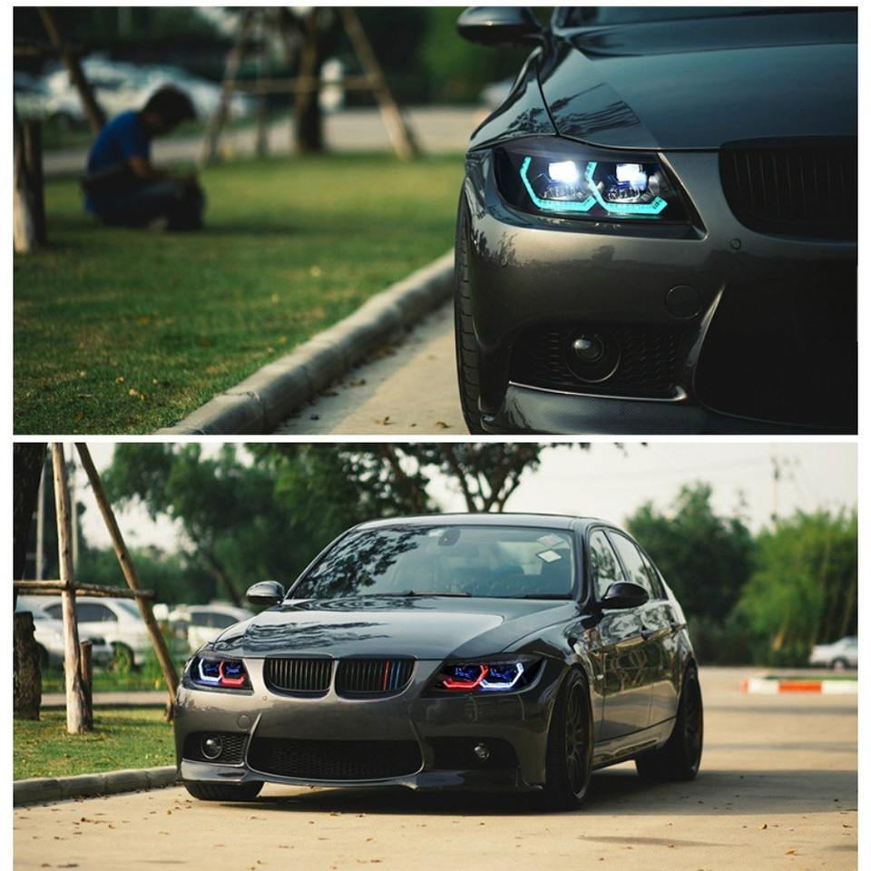 E90 Headlight 3 Series 2005-2012 RGB Upgrade LED Head Lamp Ikon ...
