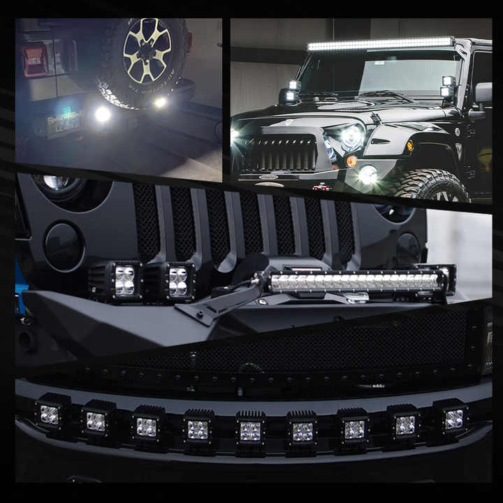 Aurora RGB 2 Inch LED Pods - Durable Offroad Work Lights