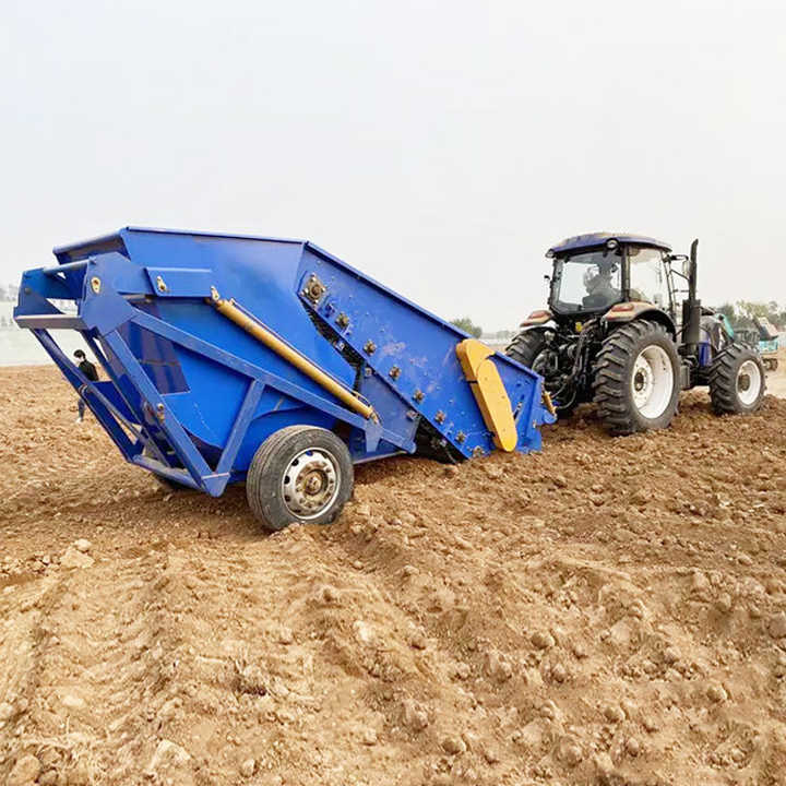 Hot Sale Farmland Soil Screening Stone Removal Machine Stone Picker ...