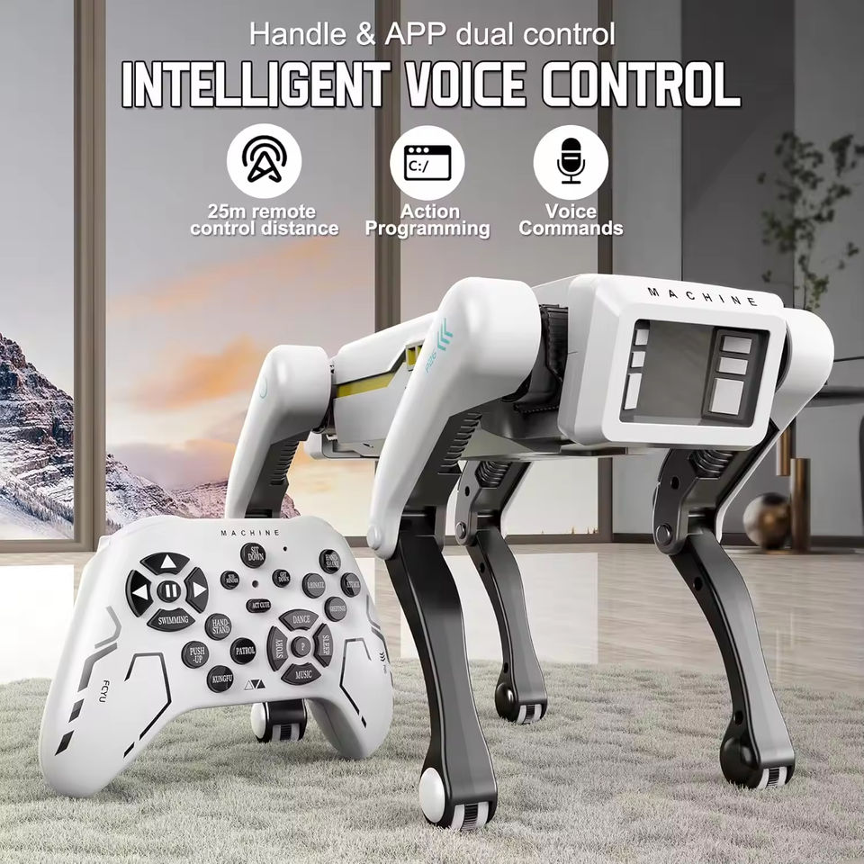 CBYD New Remote Control Smart AI Robot Plastic Pet Dog APP Features ...