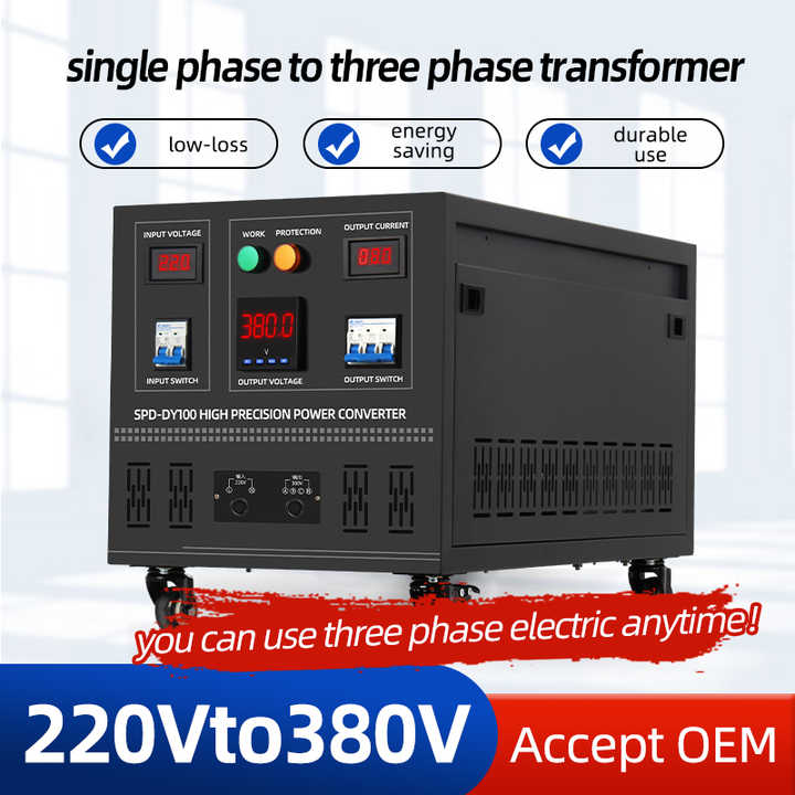 Single-Phase 220V/380V Three-Phase Converters NDK Step Transformer 220V/380V VFD Transformer ...