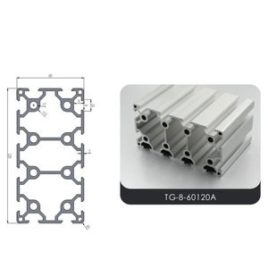 Shop Wholesale 60x120 aluminium extrusions profiles For Construction ...