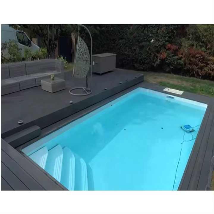 Factory Price Deck Automated Swimming Pool Covers Retractable Sliding ...