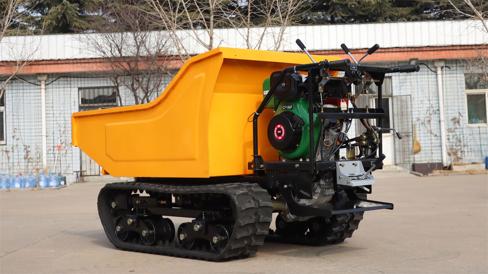 Custom Palm Garden Rubber Tracked Transporter Tractor - Buy Palm Garden ...