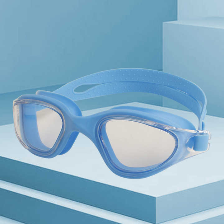 Adult Big Frame Anti Fog Swimming Goggles No Leak Advanced Swimming ...