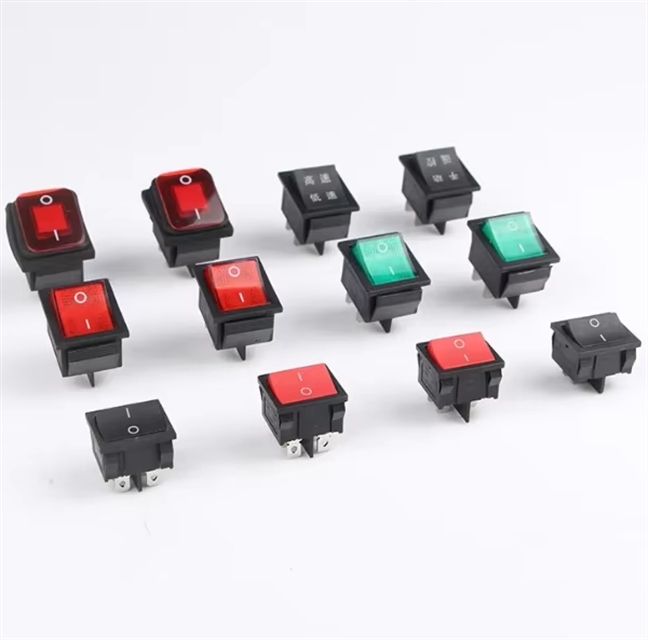 BSSY High Quality 3PIN Single Pole Covered Rocker Switch T125/55 With ...