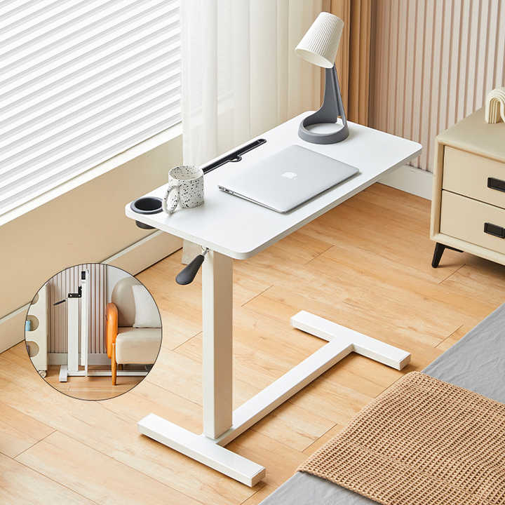 Bedside Rolling Table - Swivel Overbed Table for Hospitals