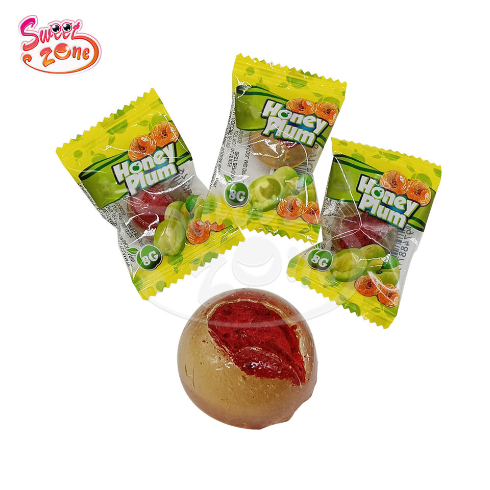 Fruit Dried Red Plum Heart Candy Preserved Honey Plum Sweet Candy ...