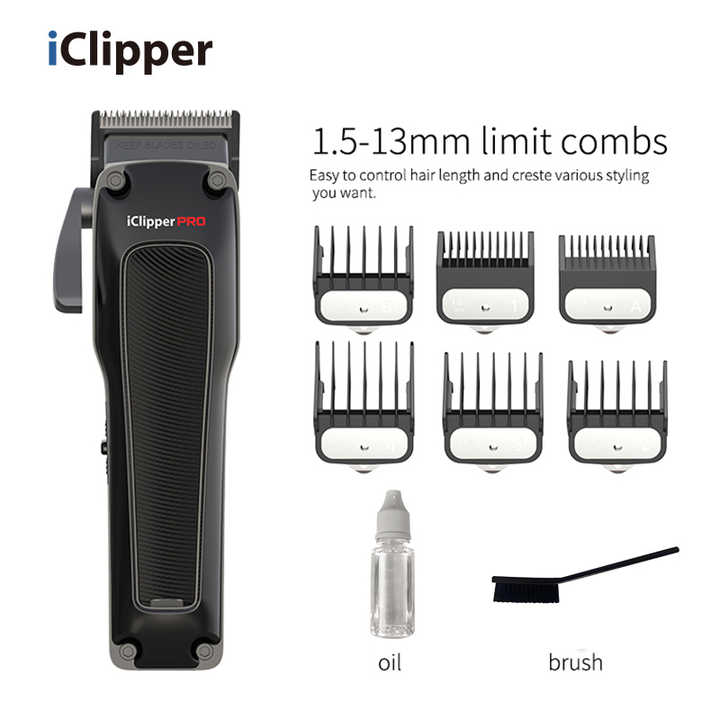 Iclipper-k77 Professional Hair Clipper with Brushless Motor