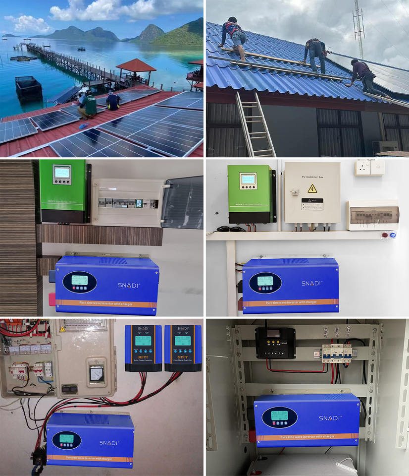 3KW Solar Inverter 24V 48V DC Inputs Off Grid Inverter Pure Sine Wave ...
