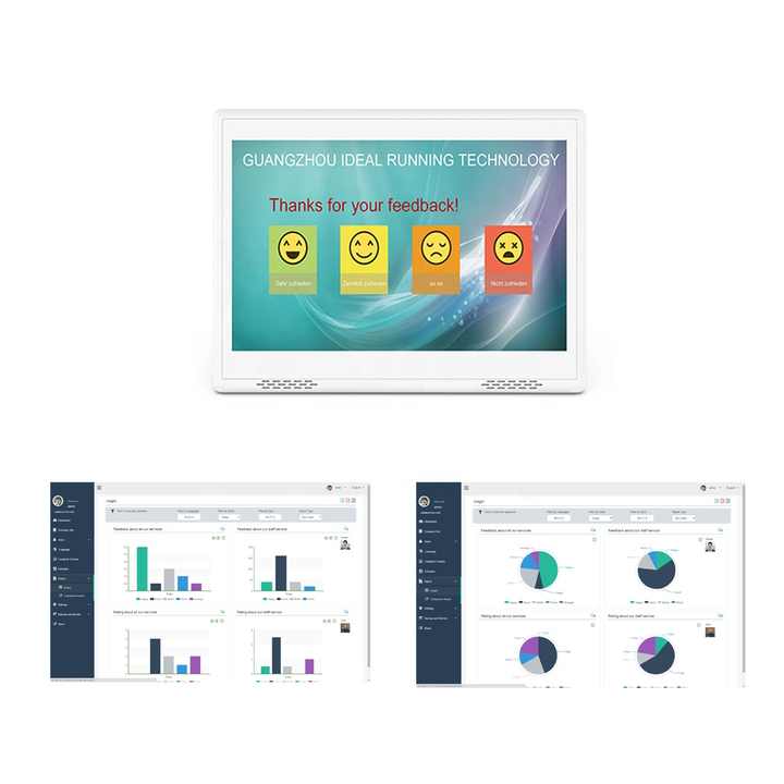 10.1 Inch Customer Feedback System - Satisfaction Survey Device