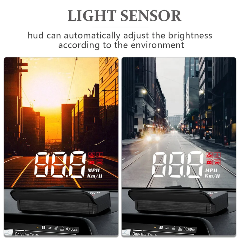 Wiiyii Car HUD M3 - Advanced Heads up Display for Safety